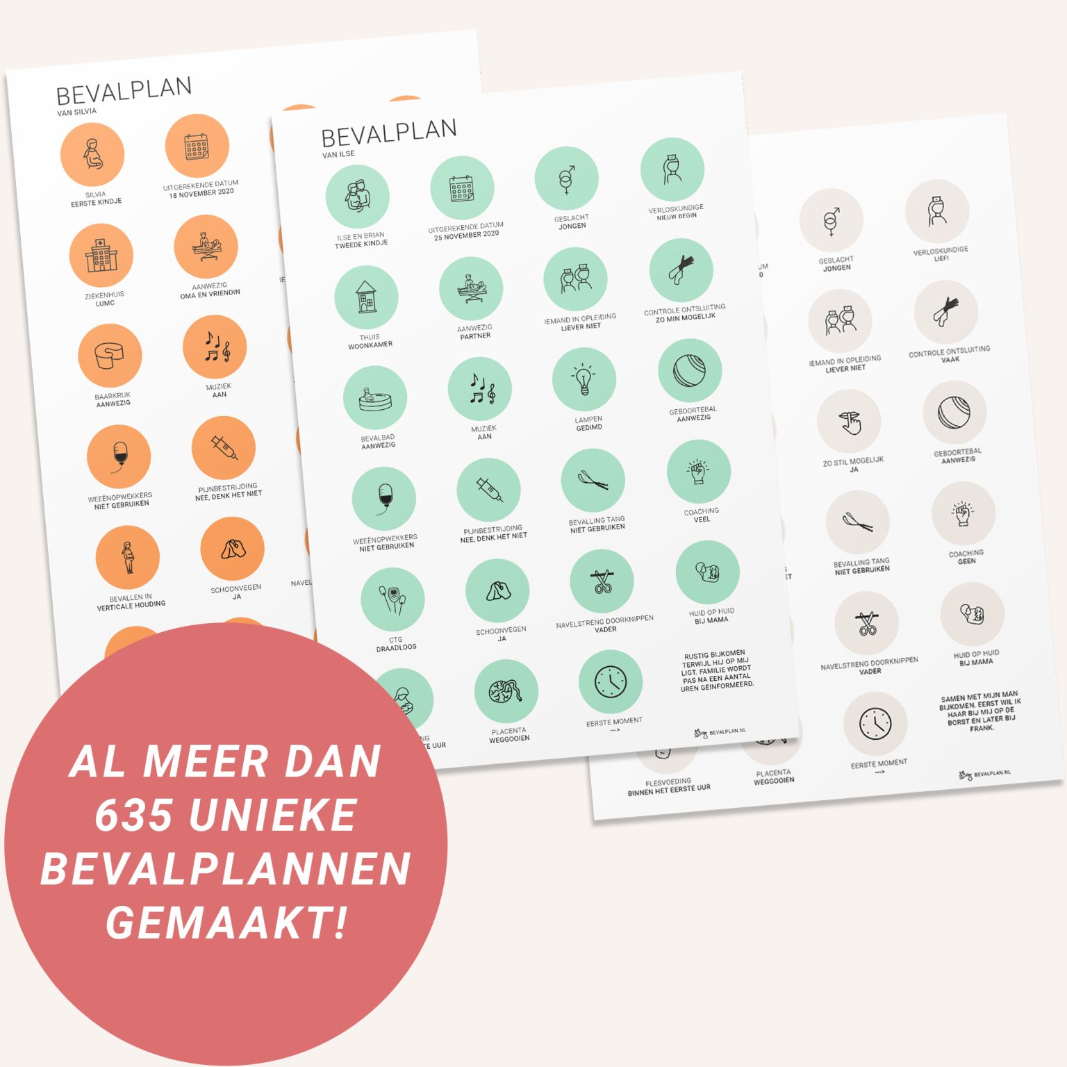 Bevalplan - Online bevalplan maken - Geboorteplan