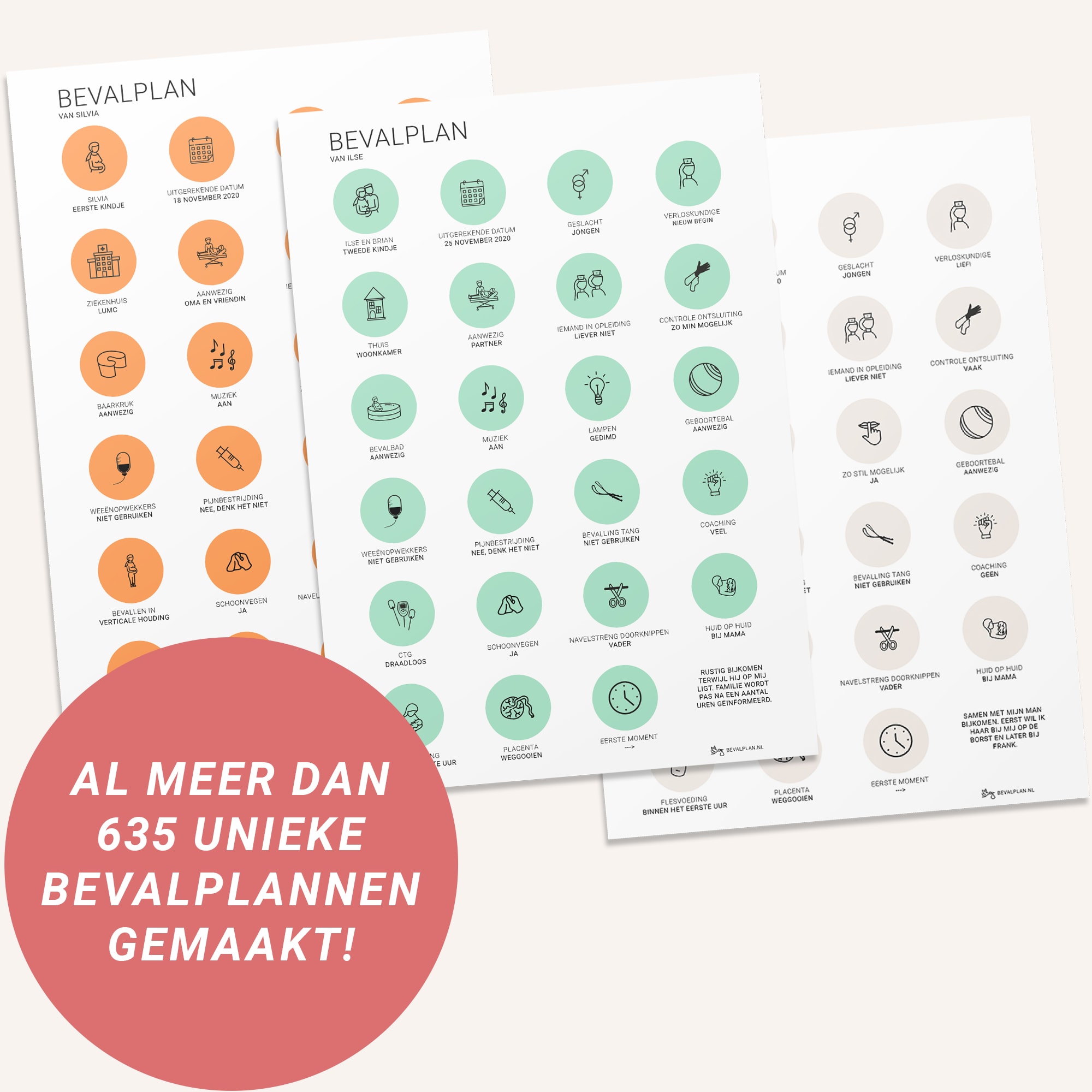 Bevalplan - Online bevalplan maken - Geboorteplan